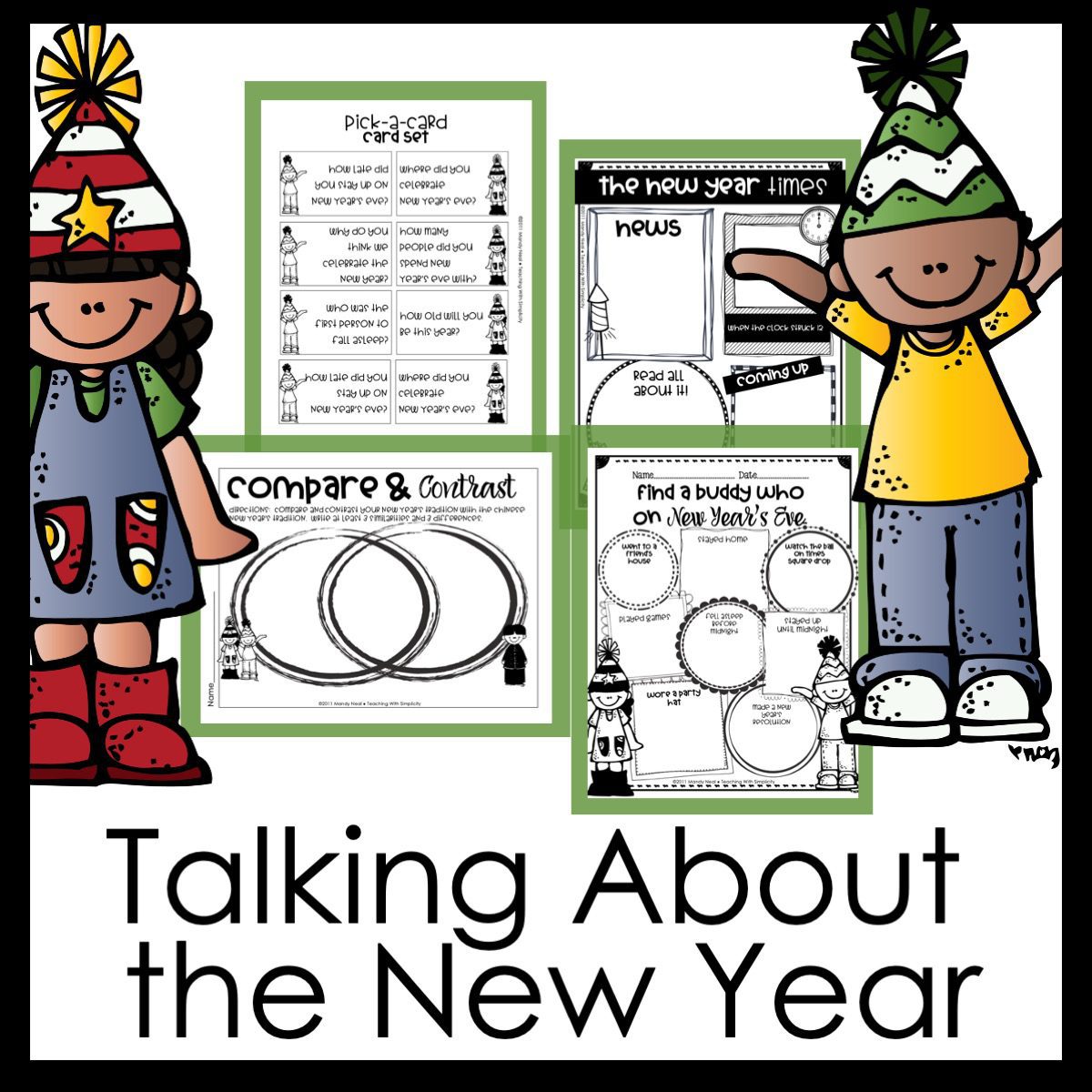 4 Free New Year Classroom Activities - Mandy Neal