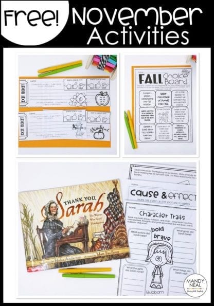 November Teaching Resources - Mandy Neal