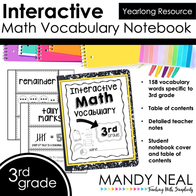 7 Ways to Review Math Vocabulary - Mandy Neal