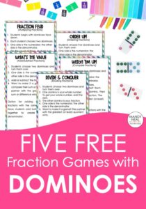 5 Easy to Implement Fraction Games for the Classroom - Mandy Neal