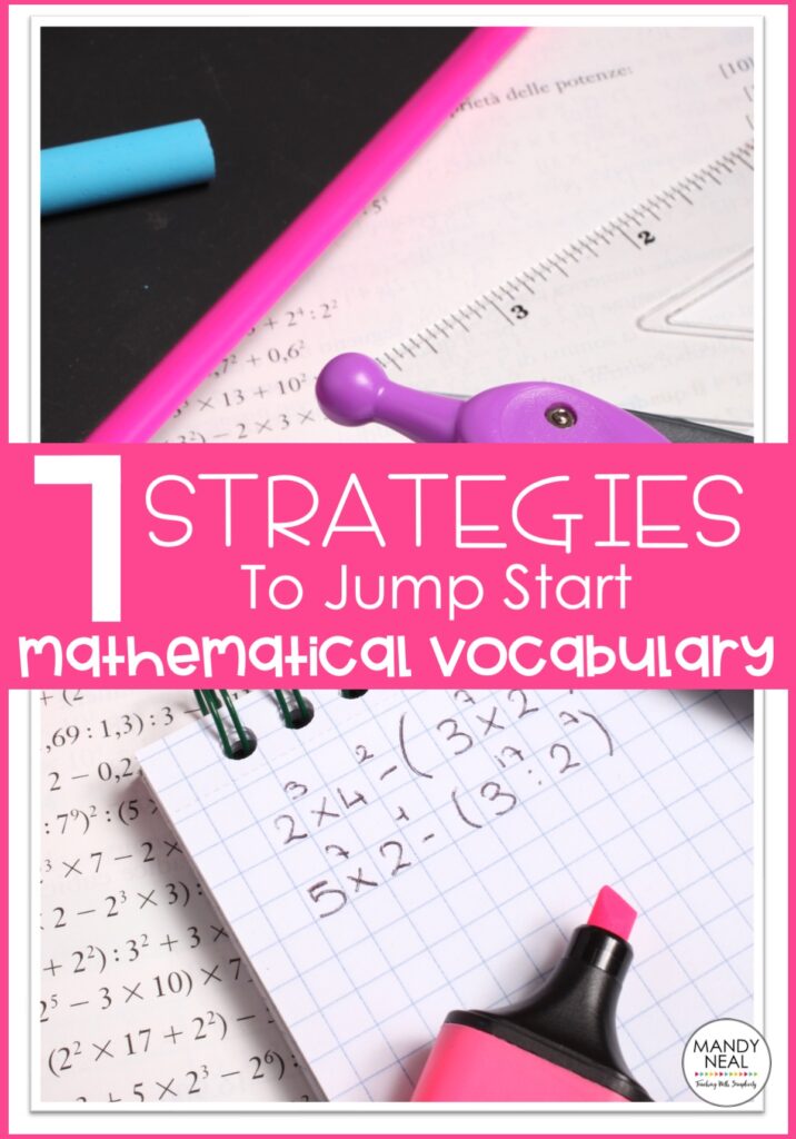 7 Ways to Review Math Vocabulary - Mandy Neal