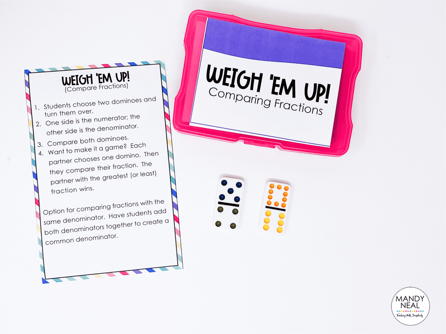 5 Easy to Implement Fraction Games for the Classroom - Mandy Neal