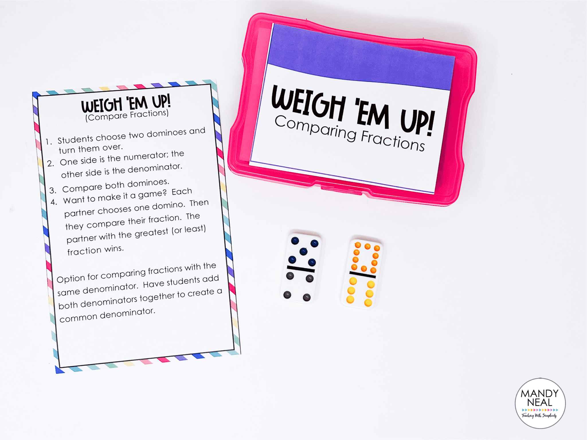 5 Easy to Implement Fraction Games for the Classroom - Mandy Neal