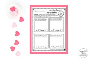 9 Easy Candy Heart Math Activities for Valentine's Day - Mandy Neal